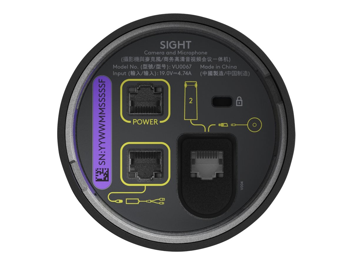 Logitech Sight – Cámara de conferencias 4K con cable PoE Plus | Smartbytes